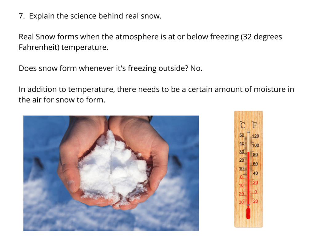 Winter Science Activity for AAC Learners - DIY SNOW - Avaz Inc.