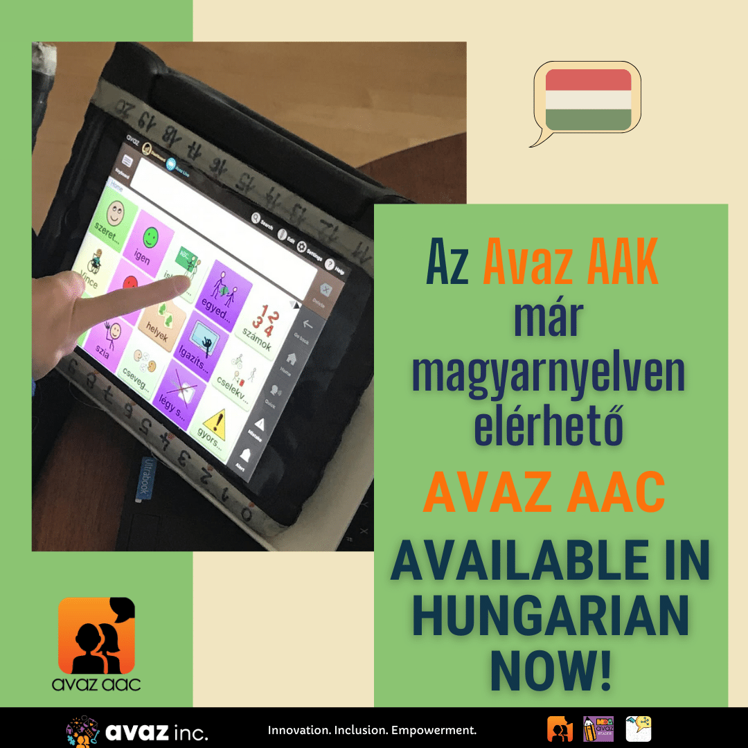 Avaz AAK Magyar - Avaz AAC now Available in Hungarian! - Avaz Inc.