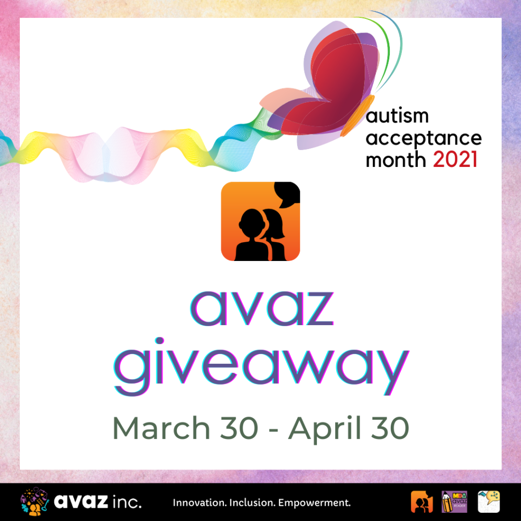 The Avaz AAC App Giveaway- 2021! - Avaz Inc.