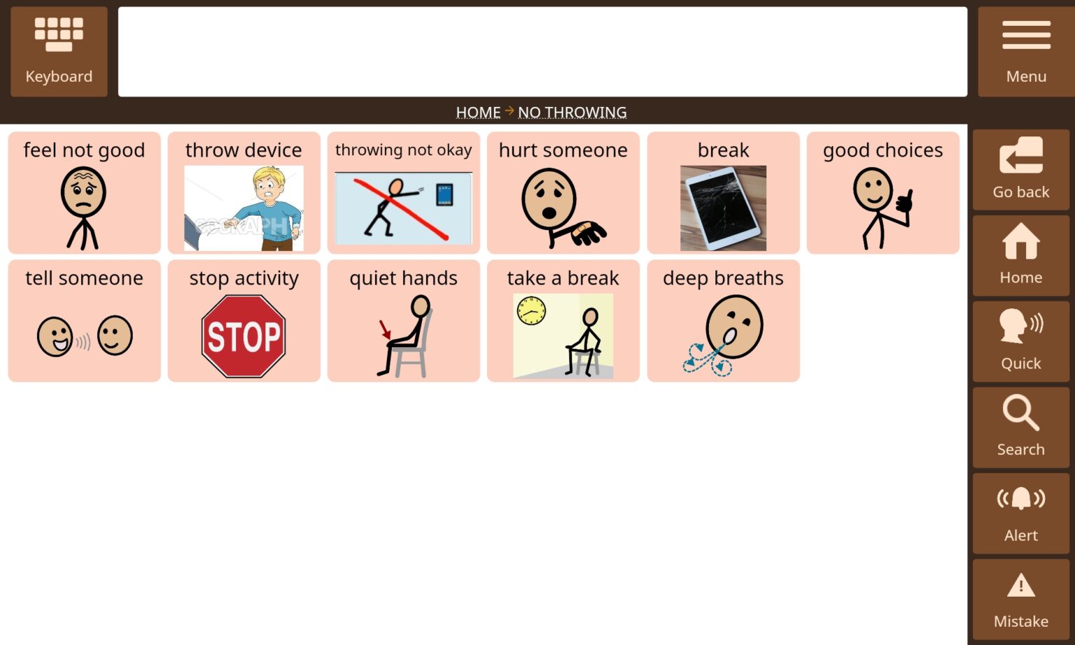 What to do When: The Communicator Throws the AAC Device - Avaz Inc.